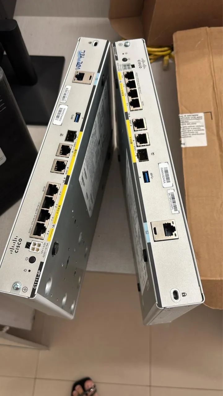 Roteador Cisco Isr 1100 Mod. C1111-4p - Periféricos e Acessórios de ...