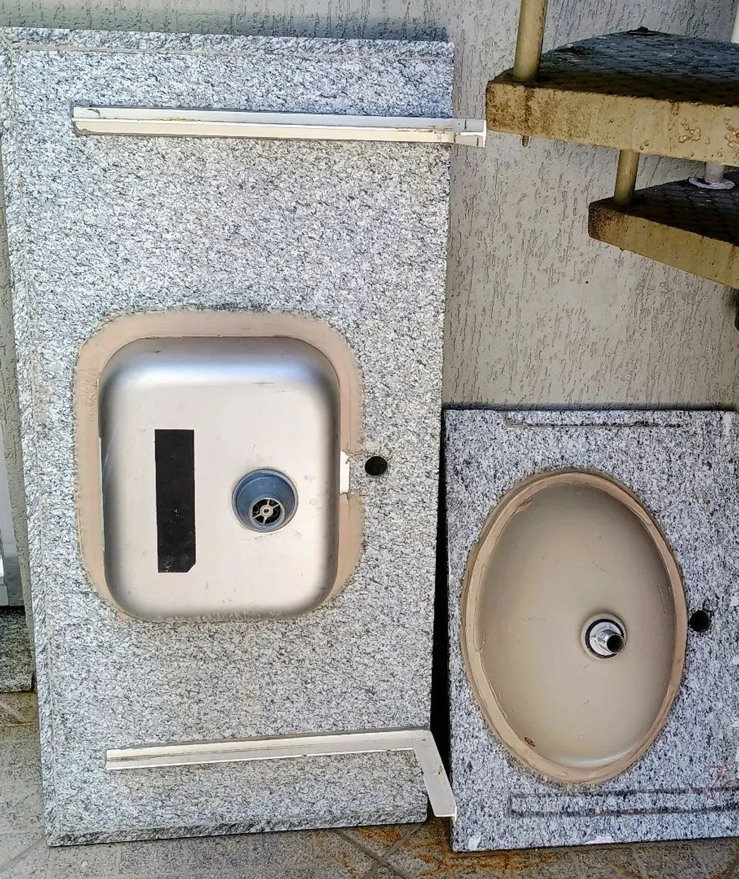 Linda Kit Pia de granito c/ Cuba inox Tramontina e Deca. - Cubas e Pias ...