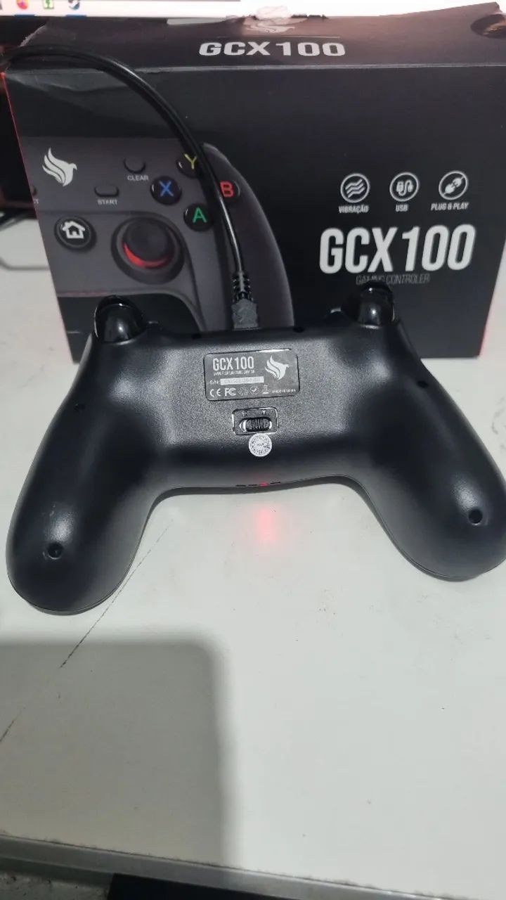 Controle Gamer Pichau GCX100 PC/PS3/Android - Peças e Acessórios de ...