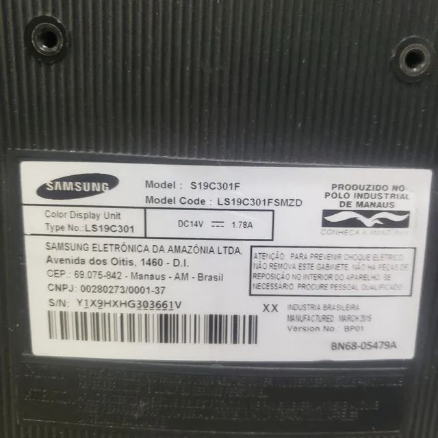 "monitor samsung 19 polegadas led" no Brasil