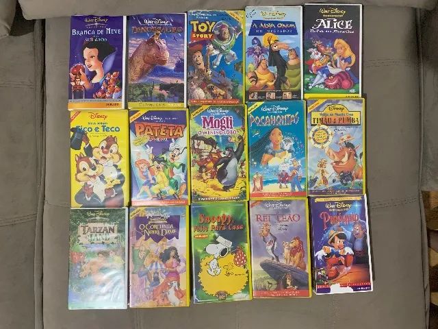 Fitas VHS Walt Disney - DVD, Blu-Ray e Vídeo Cassete - Jardim Montanhês, Belo Horizonte ...
