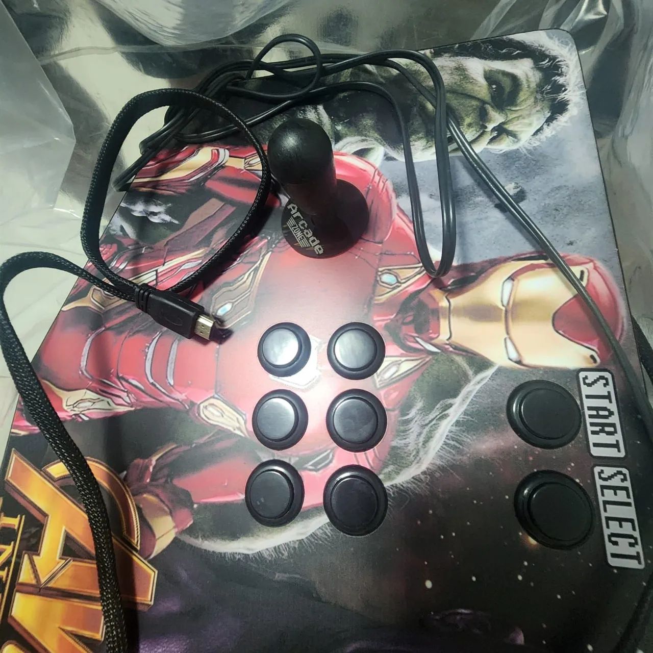 Controle Arcade Marvel - Iron Man - Consoles de Vídeo Game - Centro ...