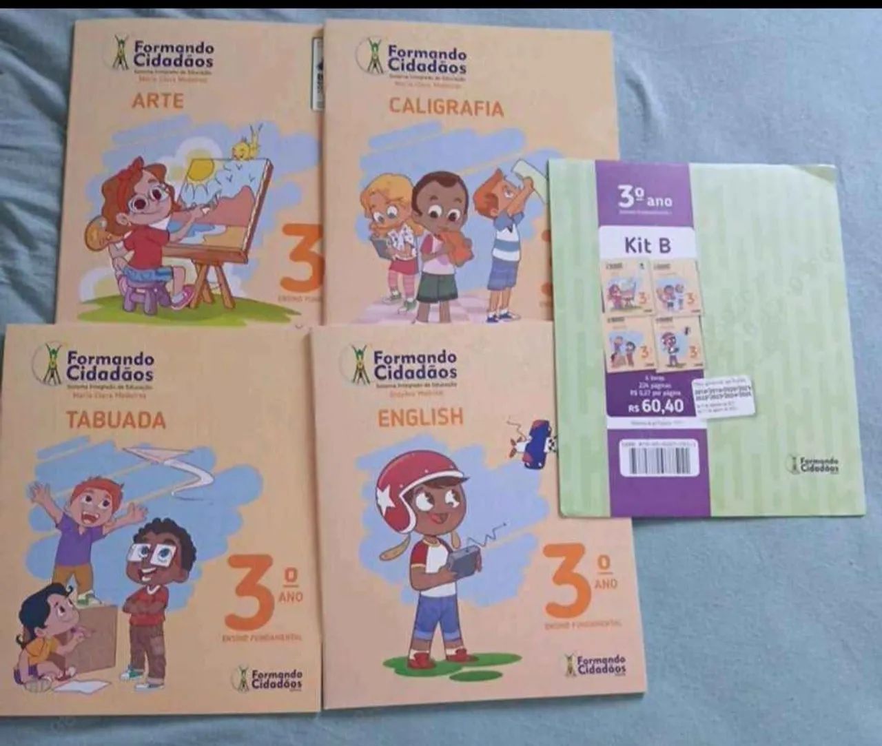 Kit completo Formando cidadãos 3* Ano- autora Maria Clara medeiros ...