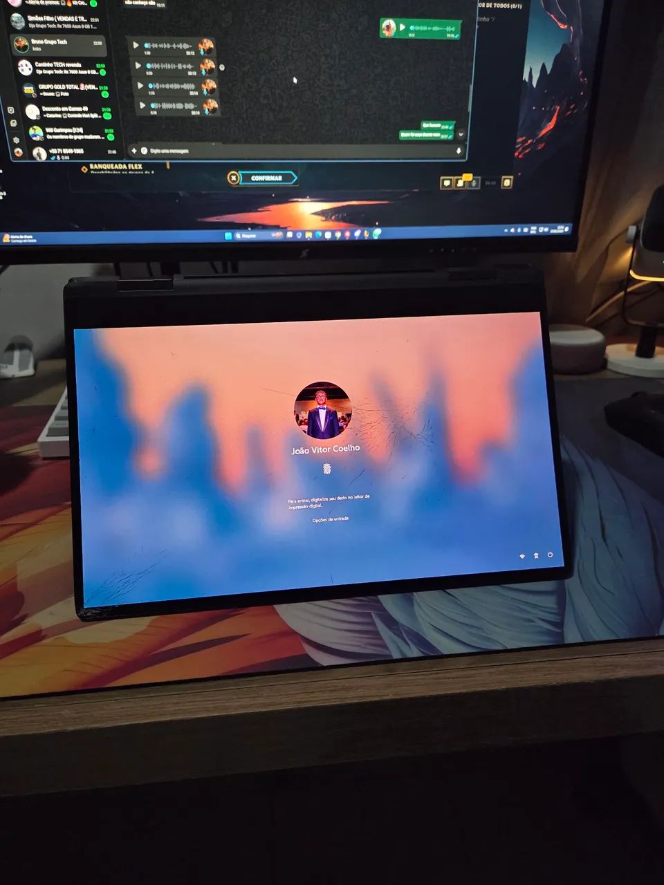 Notebook - Galaxy Book 2 360 Intel i7 EVO [com avaria leve na tela ...