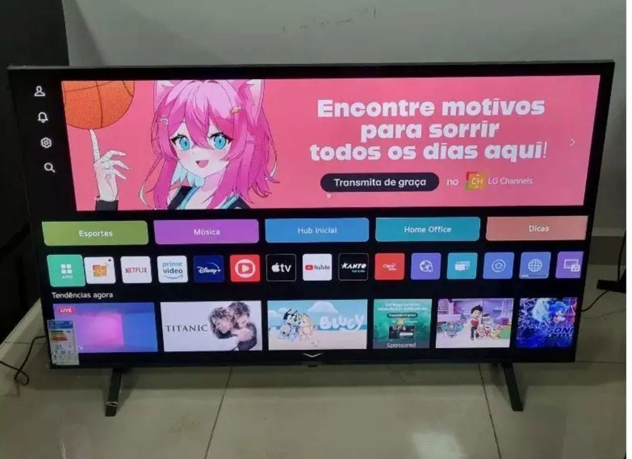 Smart TV LG com diversos aplicativos 55" NOVA - TVs - Garças, Belo ...