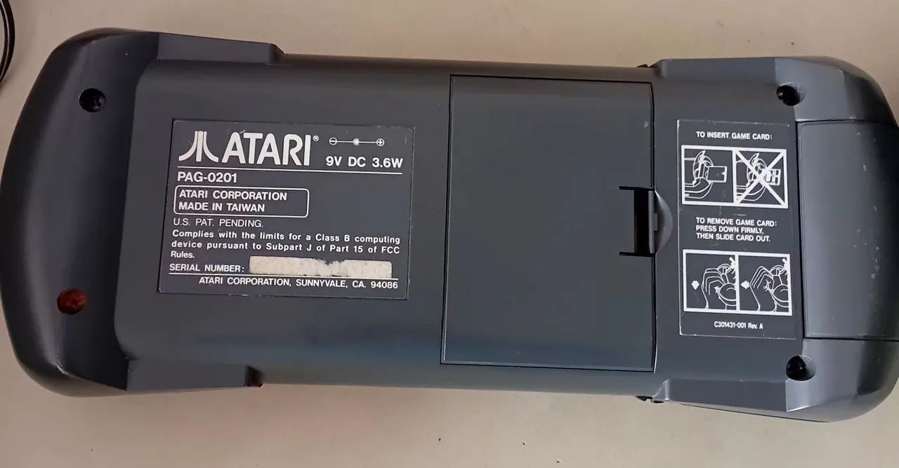 Atari lynx primeiro modelo com rygar e fonte - Peças e Acessórios de ...