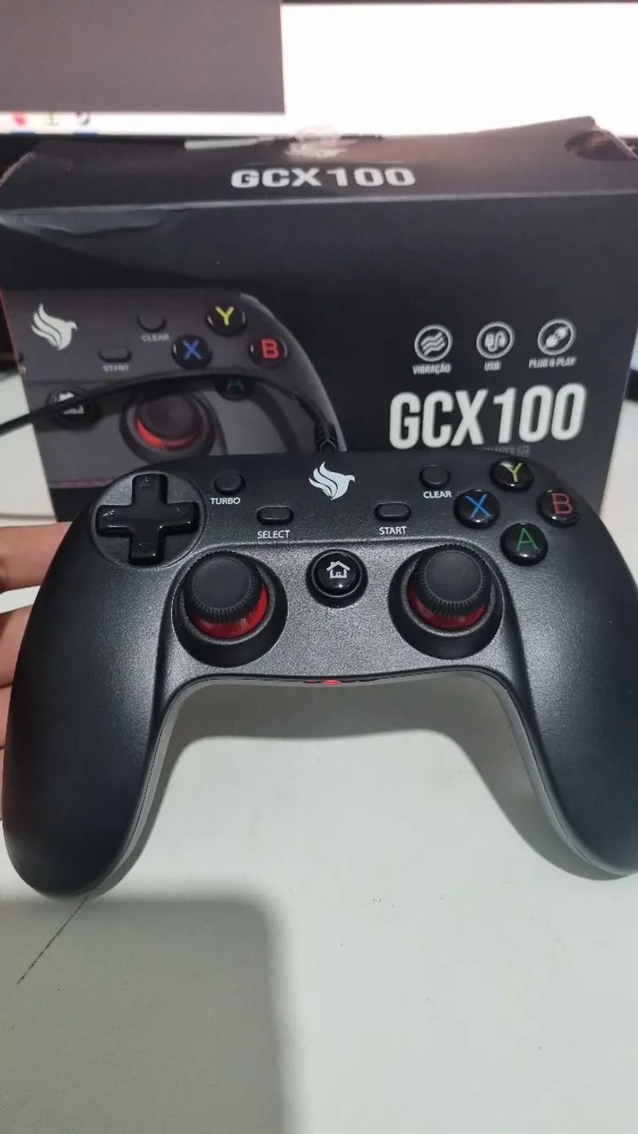 Controle Gamer Pichau GCX100 PC/PS3/Android - Peças e Acessórios de ...
