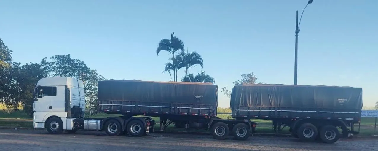 "bi trem graneleiro" - Caminhões no Brasil