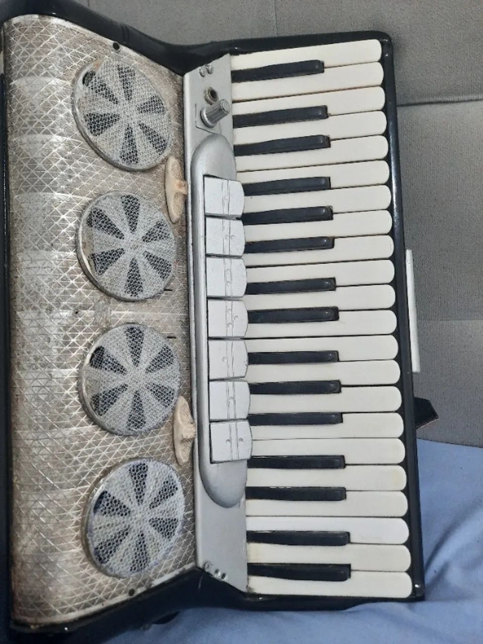 Acordeon 80 baixos + Caixa Amplificada - Instrumentos musicais ...