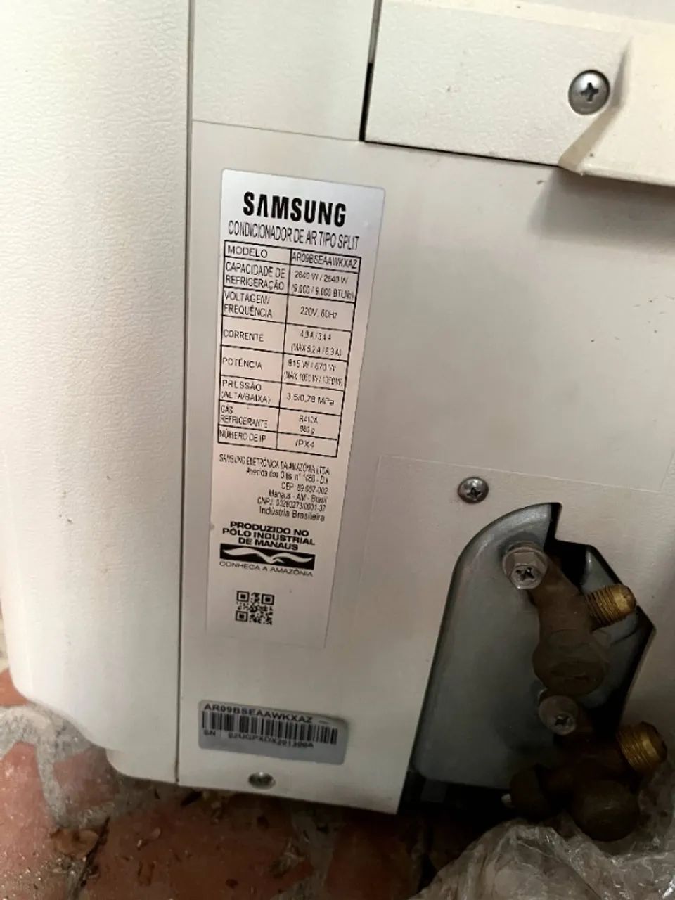 Ar Condicionado Split Hi-Wall Samsung WindFree Connect Inverter 9.000 ...
