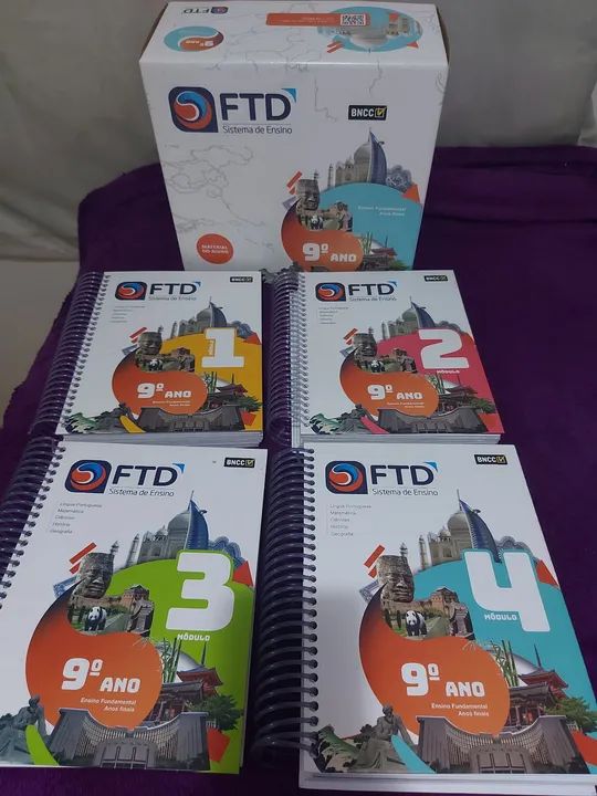 Vendo livros do 9° ano, 1ª edição da editora FTD e um paradidatico ...