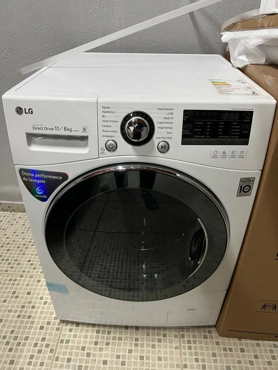 Lava e Seca LG Direct Drive 11kg - Máquinas de Lavar e Secadoras - Loteamento Vila Romana ...