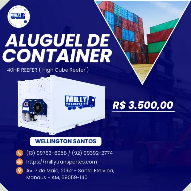 "container reefer" no Brasil