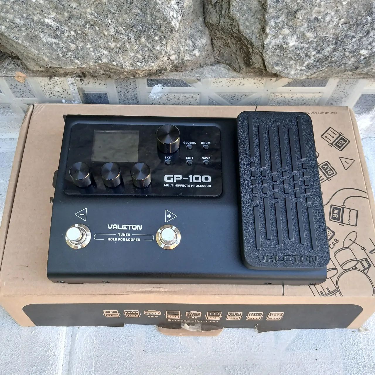 Pedaleira Valeton GP-100 - Instrumentos musicais - Campo Grande, Rio de ...