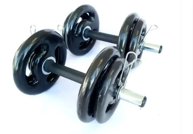 "kit de barras e anilhas" - Academia e Exercícios no Brasil