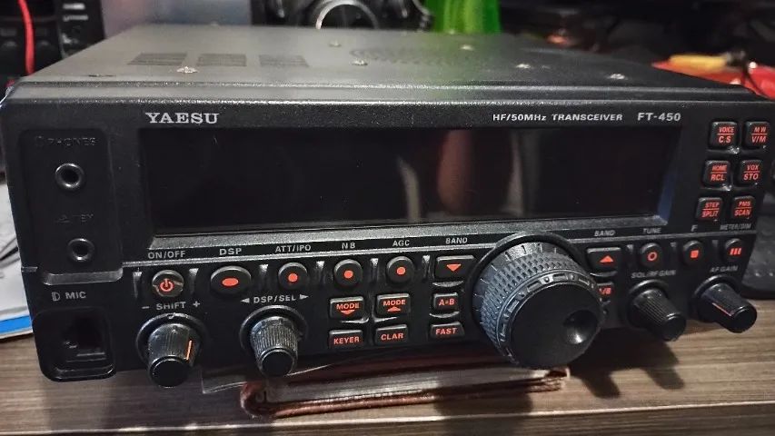 Radio Amador Yaesu FT-450 Capa Personalizada, Cabo CAT e Áudio Revisado Yvo Muniz - Hobbies e ...