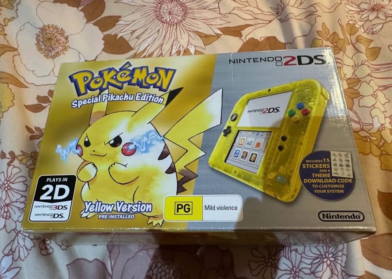 Nintendo 2DS Edição Pikachu - RARIDADE! - Consoles de Vídeo Game ...