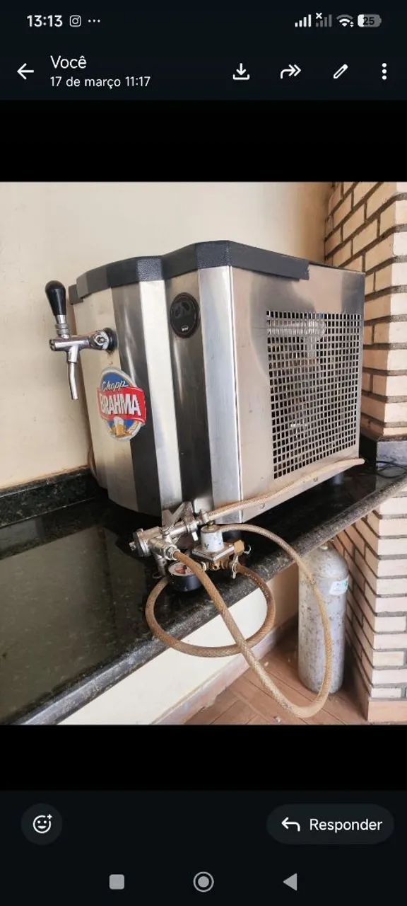 CHOPEIRA BRAHMA- COMPLETA E FUNCIONANDO PERFEITAMENTE - Ventiladores e ...