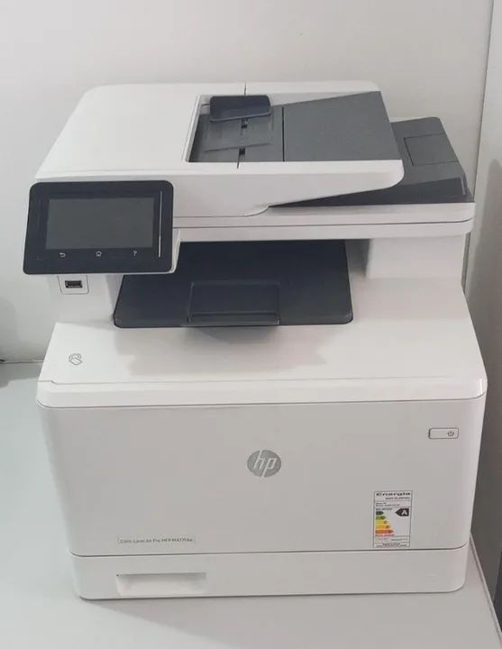 MULTIFUNCIONAL LASERJET COLOR HP CF377A AC4 M477FNW IMP/DIG/COPIA/REDE ...