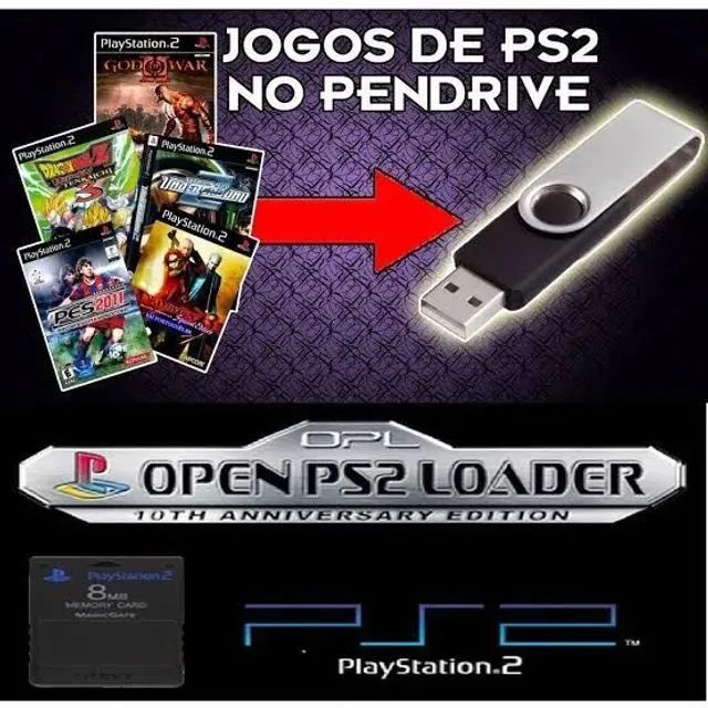 Jogos de PS2 no Pendrive - Open PS2 Loader (OPL) - Jogos de Vídeo Game ...