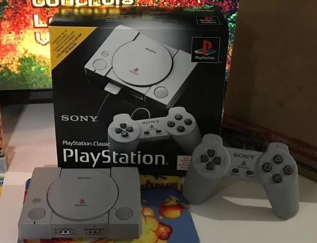 Playstation 1 Classic - Console de Vídeo Game Original versão Mini ...
