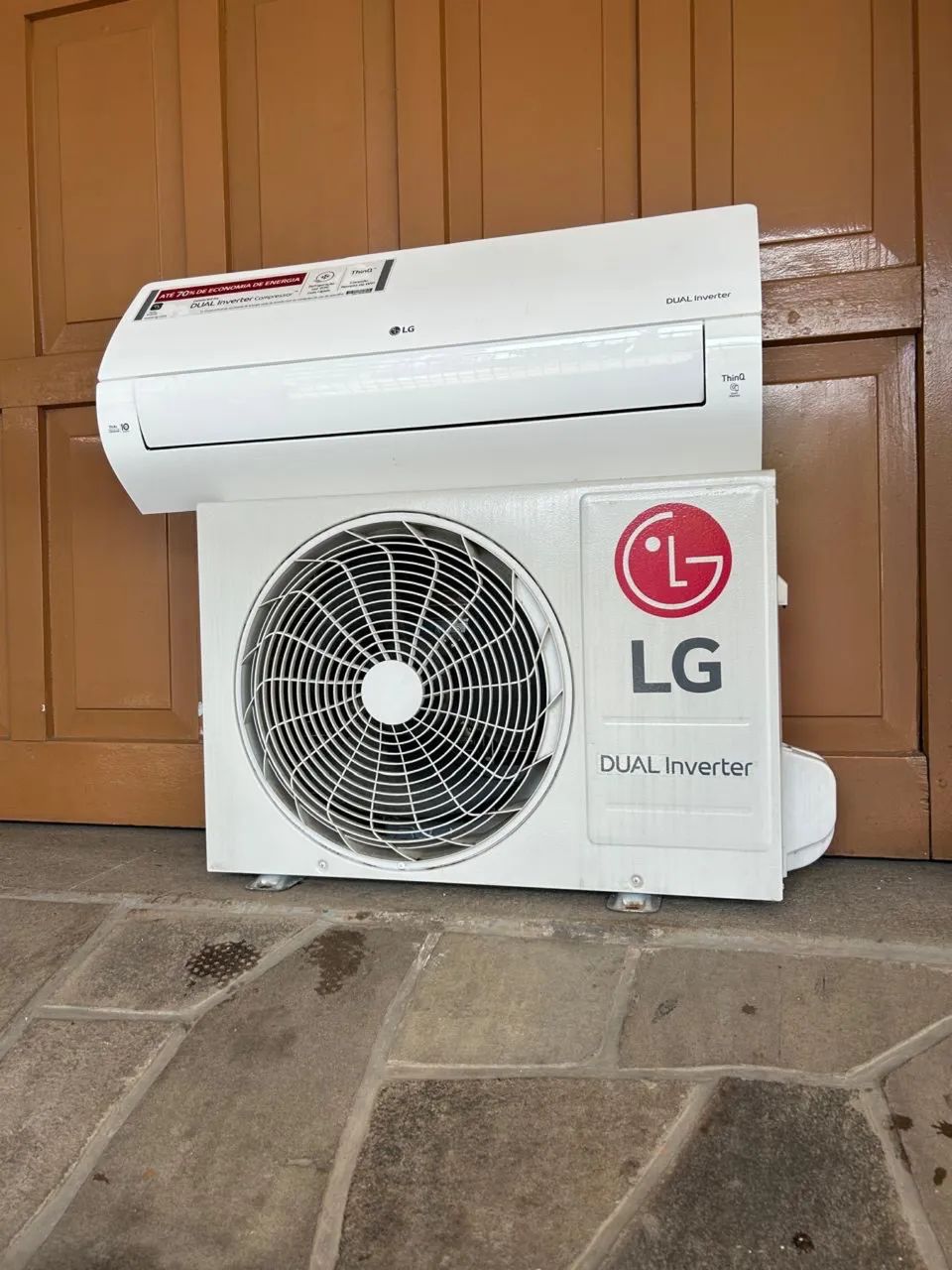 Ar-condicionado Split LG Dual Inverter 12.000 BTUs Frio - Econômico e Silencioso - Ar ...
