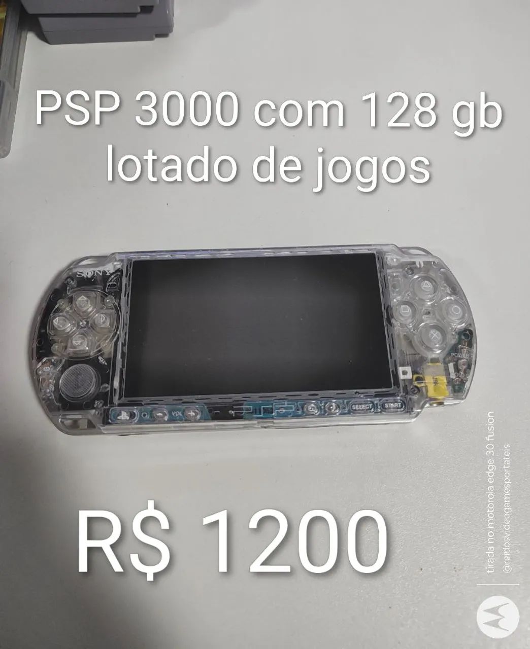 PSP mod várias cores transparentes - Consoles de Vídeo Game ...