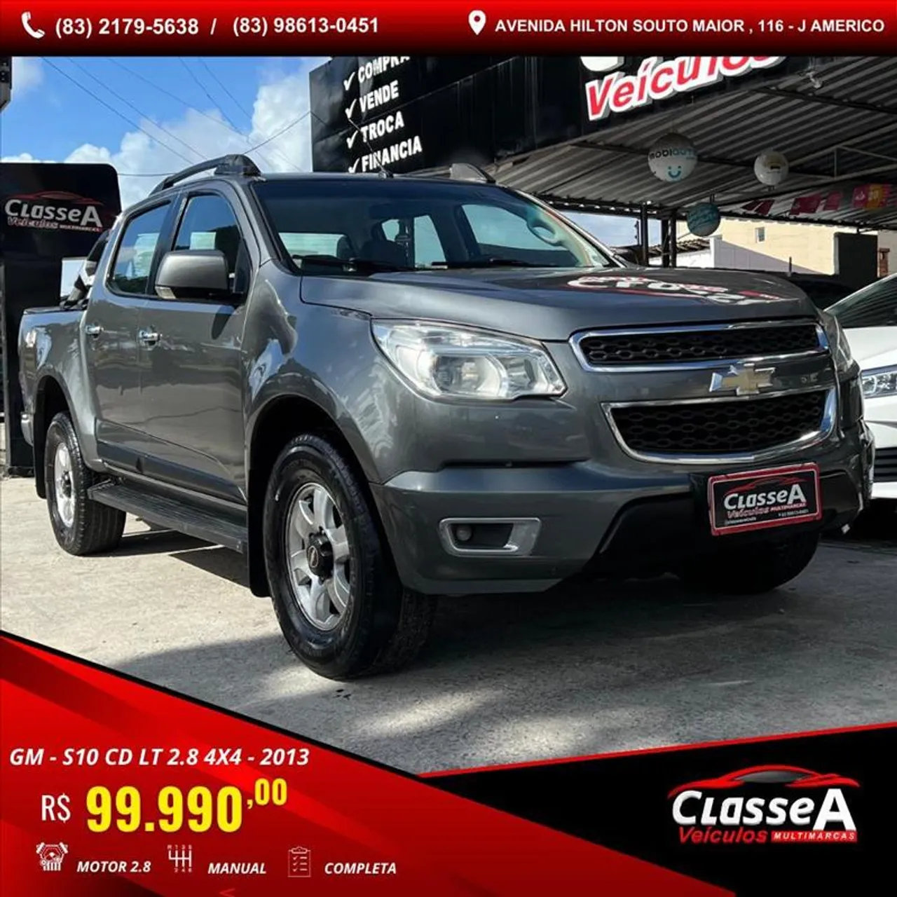 Chevrolet S10 PICK-UP LT 2.8 TDI 4X4 CD DIESEL Usados e Novos