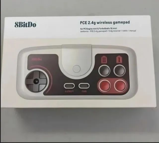 Controle 8bitdo PCe 2.4G + Dongle / para Raspbarry pi, PC, Tg16 mini ...