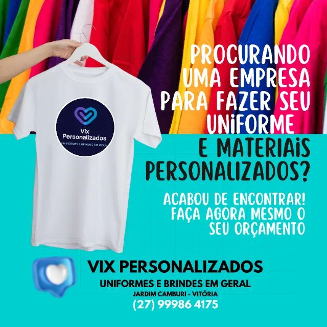 Vix Personalizados Uniformes e Brindes em Geral. - Tecidos de Cama ...