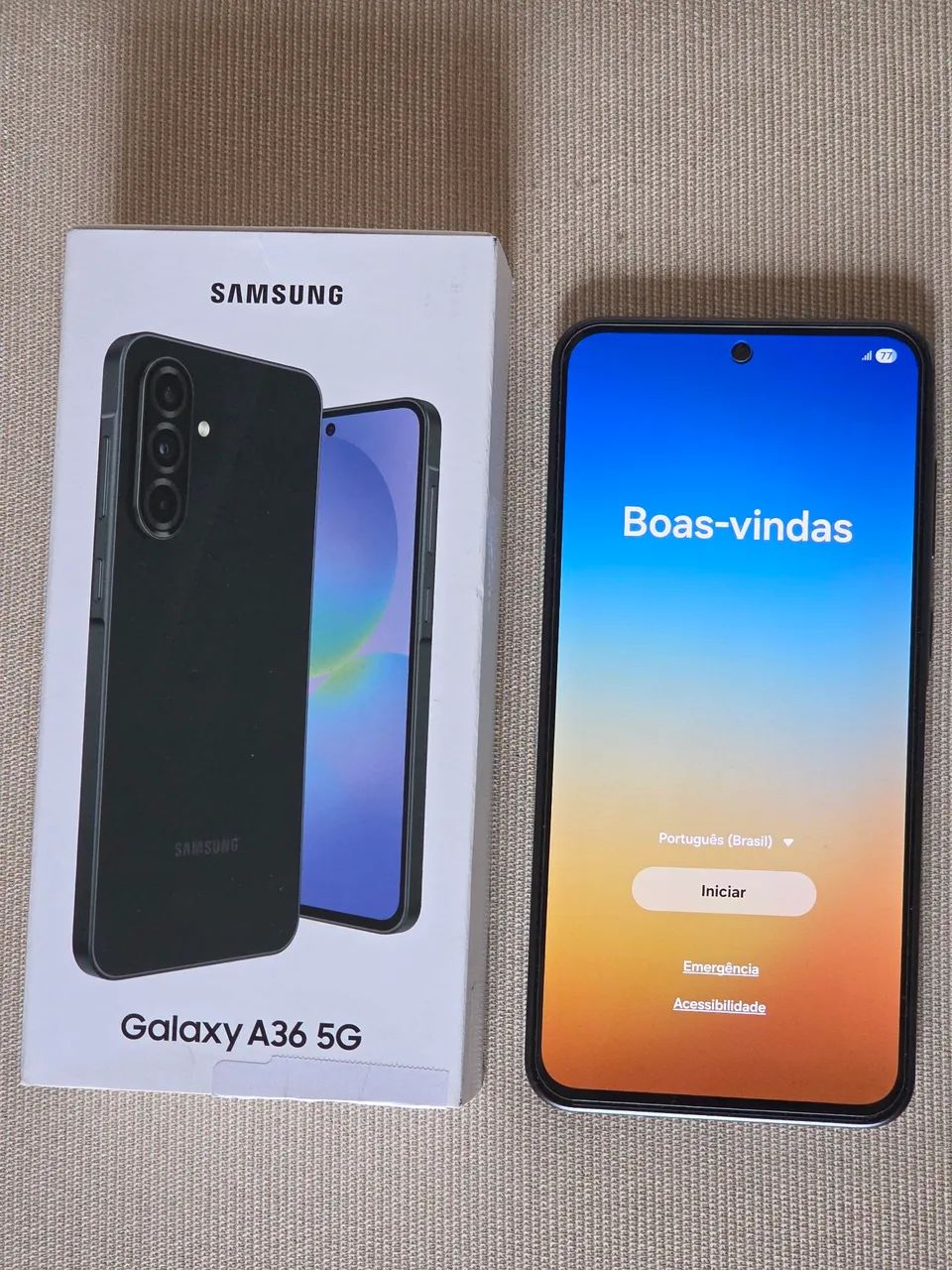 Samsung Galaxy A36 5G NFC na garantia com nota fiscal novíssimo sem detalhes - Celulares e ...