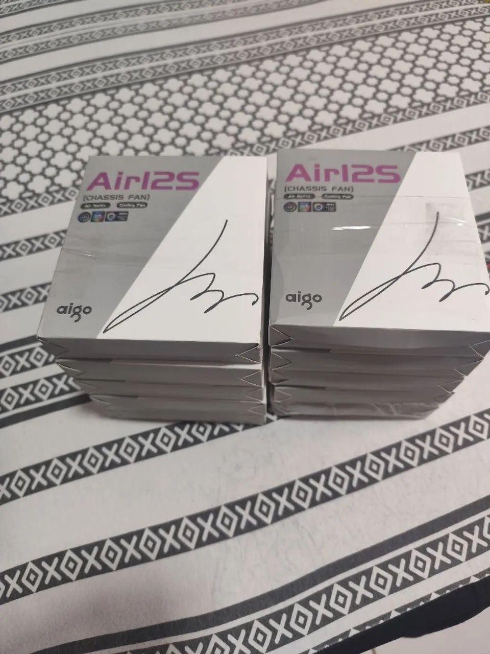 KIT FAN AIGO AIRL25 - 10 UNIDADES (RGB) - Peças de Hardware - Cidade ...