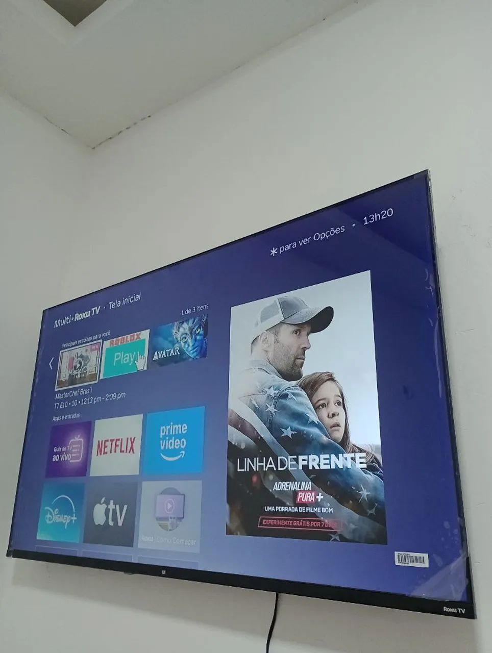 Tv smart multi 4k 50 P. Nova zero borda infinita R$ 1.400 - TVs - Santa ...