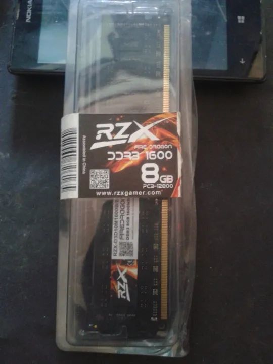 Memoria DDR 3 - 8 GB RZX gamer (fire dragon) - Memória RAM ...
