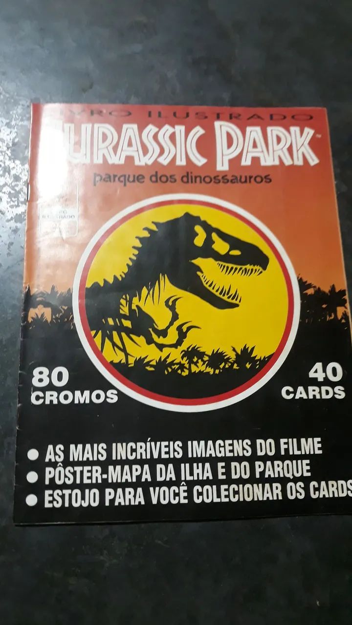 Álbum de figurinhas Jurassic Park - 80 cromos - Livros e revistas ...