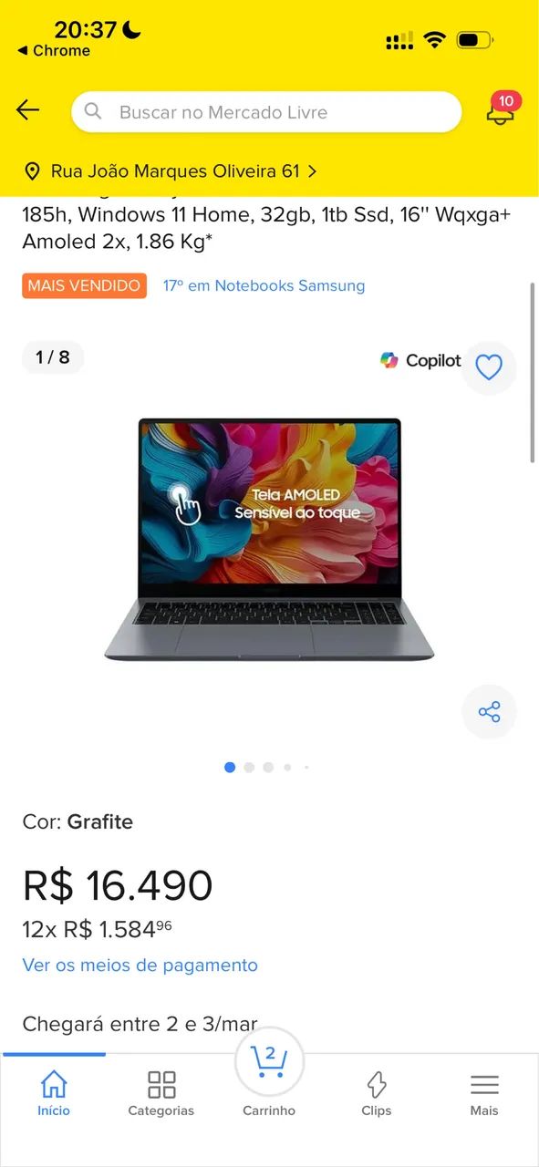 Notebook Samsung Galaxy BOOK4 - RTX 4070 - Notebooks - Buraquinho ...