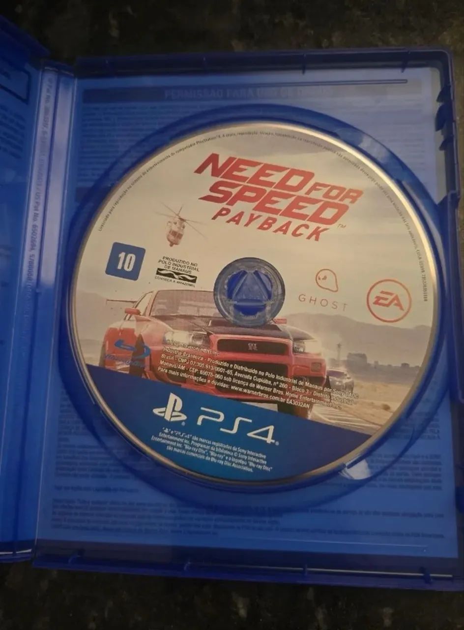 Vendo ou troco por fifa 22 ou Pes 21 Need for speed Pay Back para PS4 ...