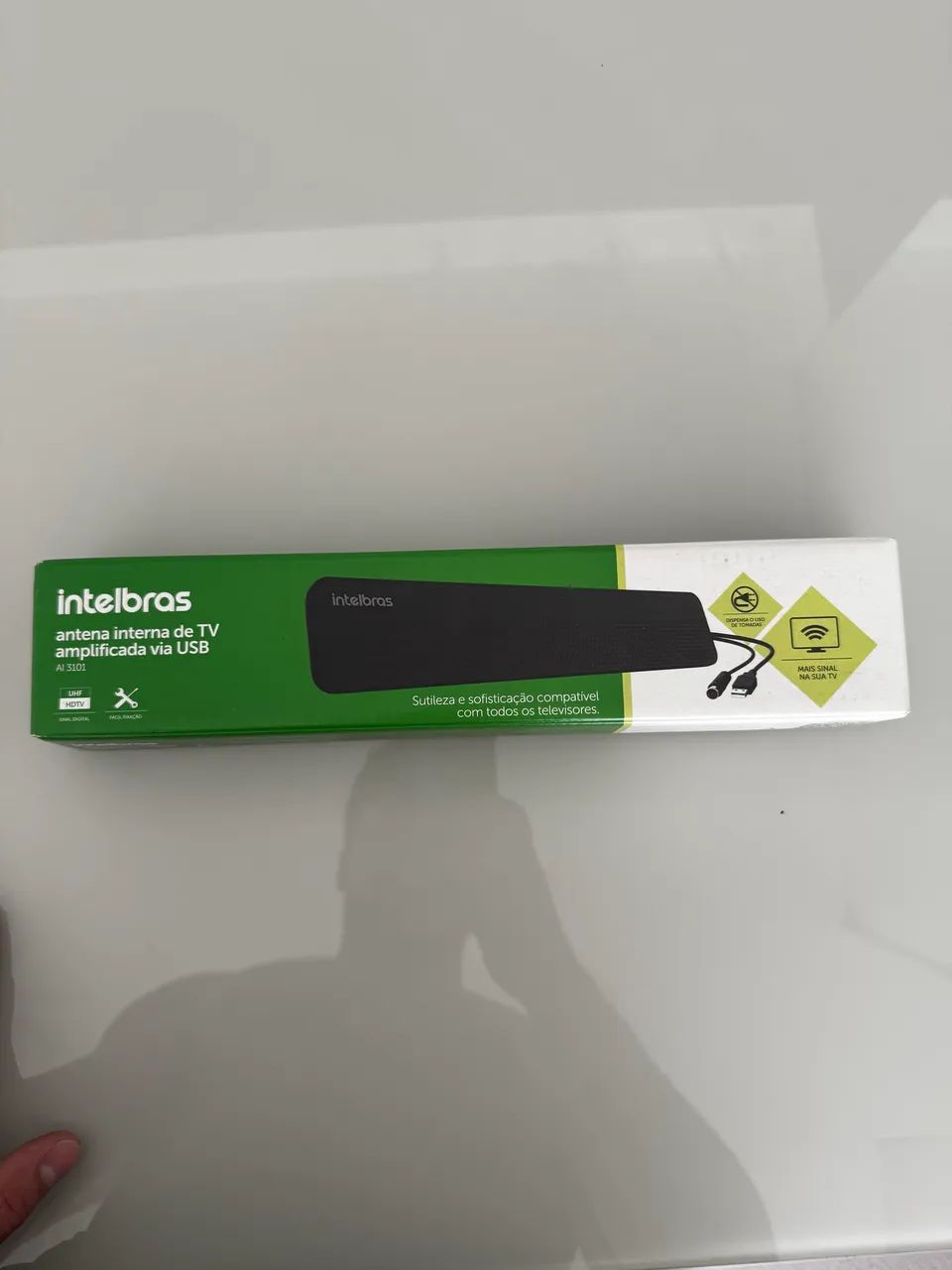 Antena Digital Intelbras - TV Interna Amplificada - Peças e Acessórios ...