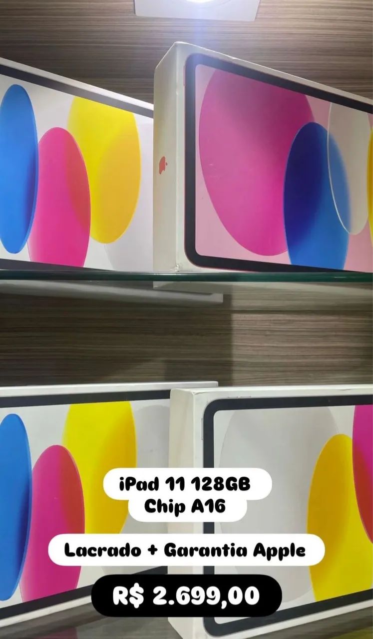 iPad 11 128GB Chip A16 - LACRADO - Tablets e E-Readers - Gramame, João ...