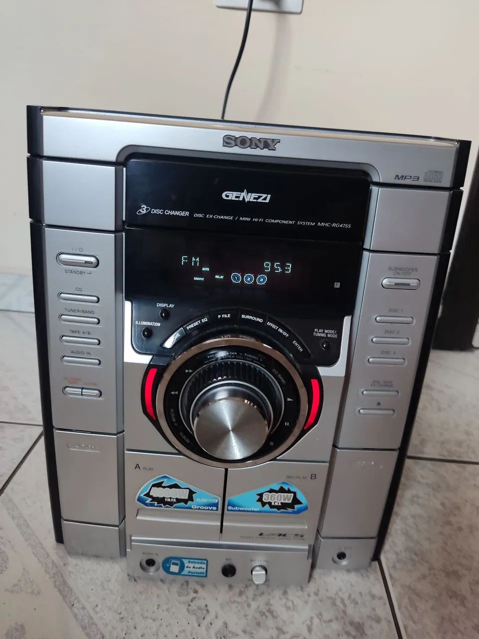 Mini System Sony Genezi MHC-RG475S com defeito - Aparelhos de Som ...