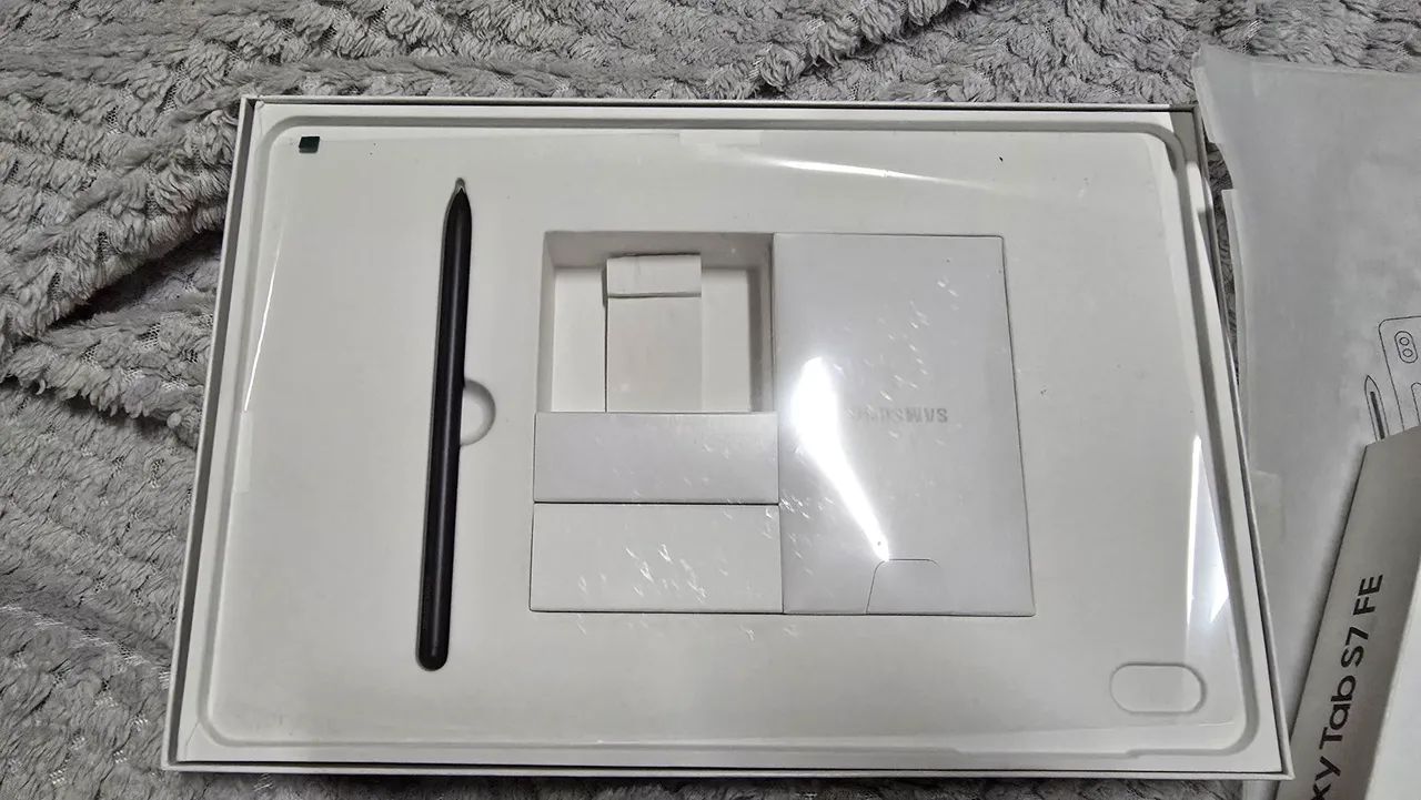 Oportunidade Tablet Samsung Galaxy Tab S7 FE Plus Ótimo Estado na Caixa ...