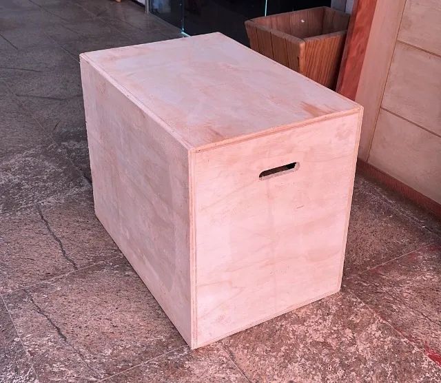 Caixote De Crossfit Para Salto Madeira 3 Em 1 Jump Box Academia ...