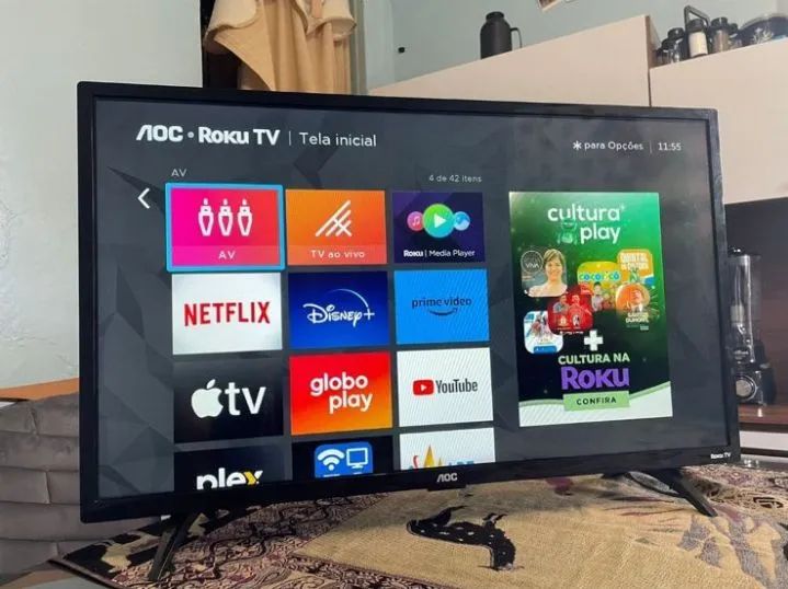 TV AOC Roku 32 polegadas Smart - TVs - Boa Esperança, Rio Branco ...