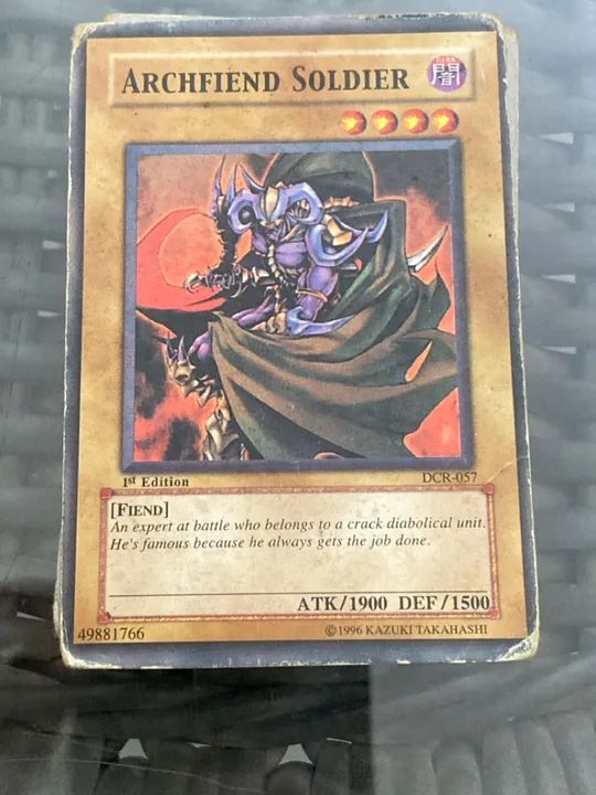 Carta Yugioh Archfiend Soldier - 1ª Edição - Hobbies e coleções - Vila ...