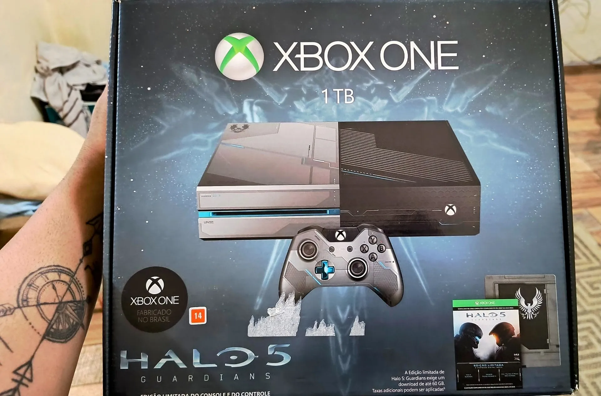 "xbox one halo edition" - Consoles de Vídeo Game no Brasil
