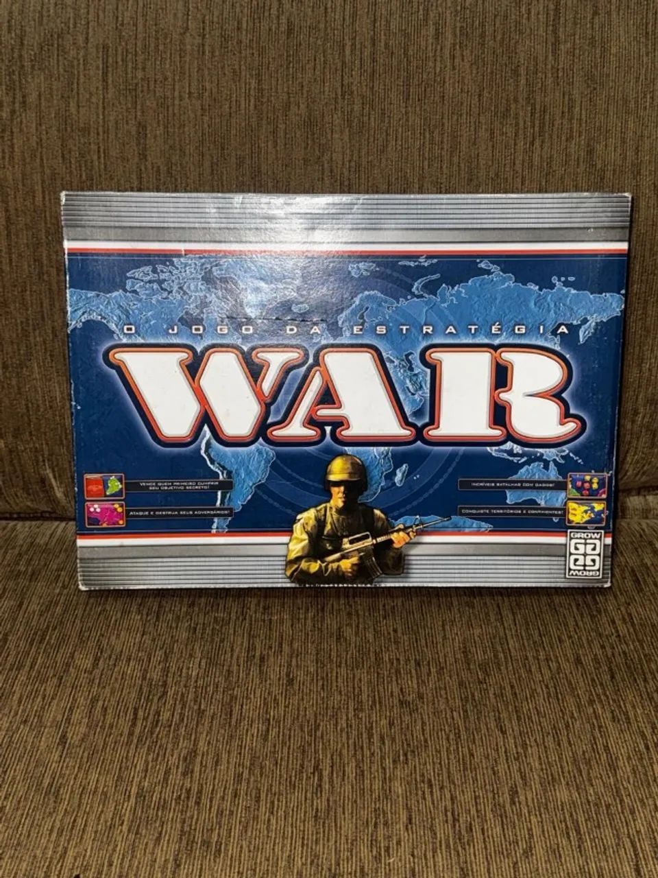 Jogo De Tabuleiro: War - Grow Original Completo - Hobbies e coleções ...
