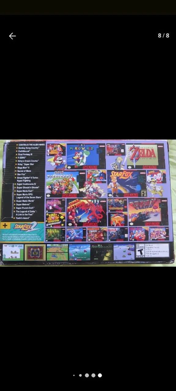 Super Nintendo Mini original - Consoles de Vídeo Game - Rio Bonito ...