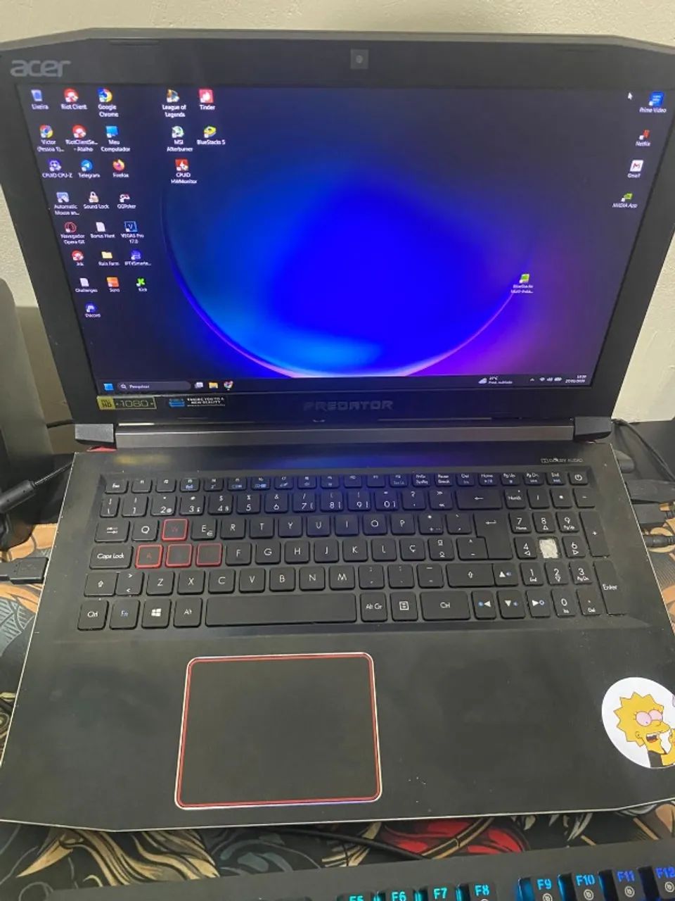 Notebook Gamer PREDATOR - Intel Core i7 8750H , Gtx 1060 6 GB, 36 GB ...