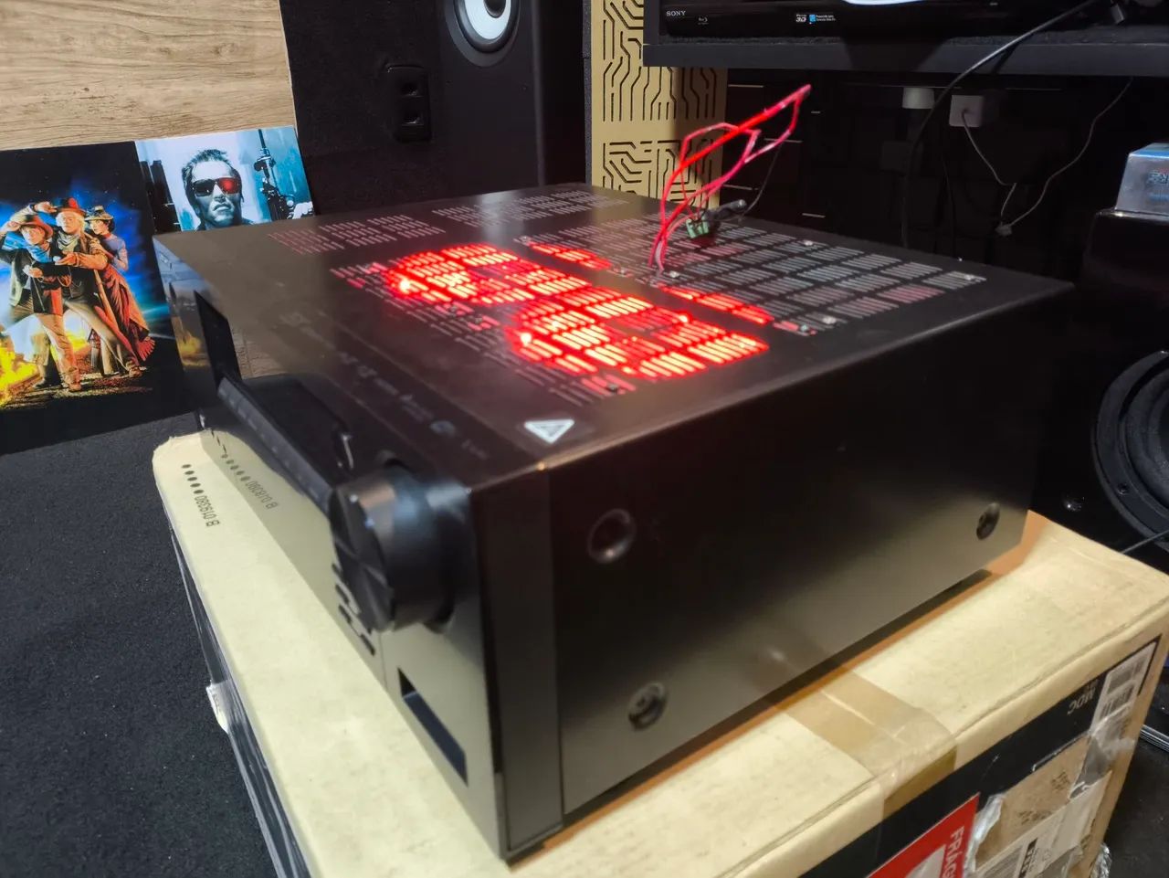 Receiver Onkyo Tx Nr6100 7.2 8k ATMOS VISION THX DTS-X na caixa ...