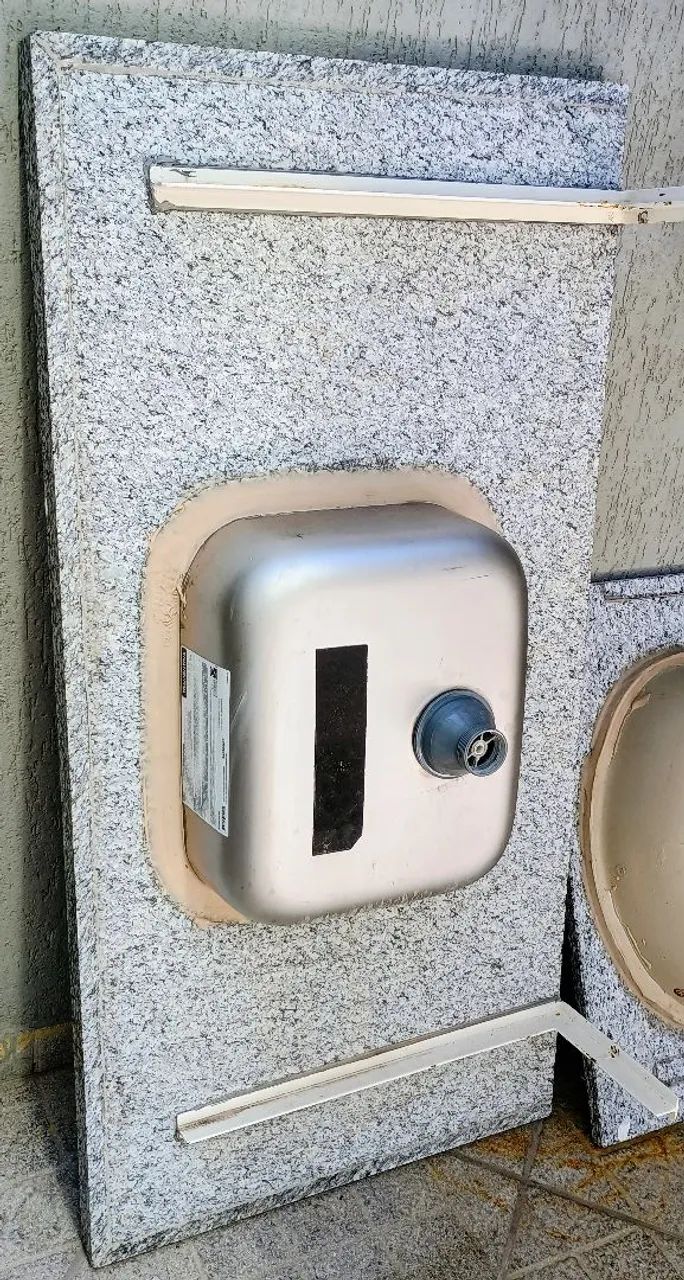 Linda Kit Pia de granito c/ Cuba inox Tramontina e Deca. - Cubas e Pias ...